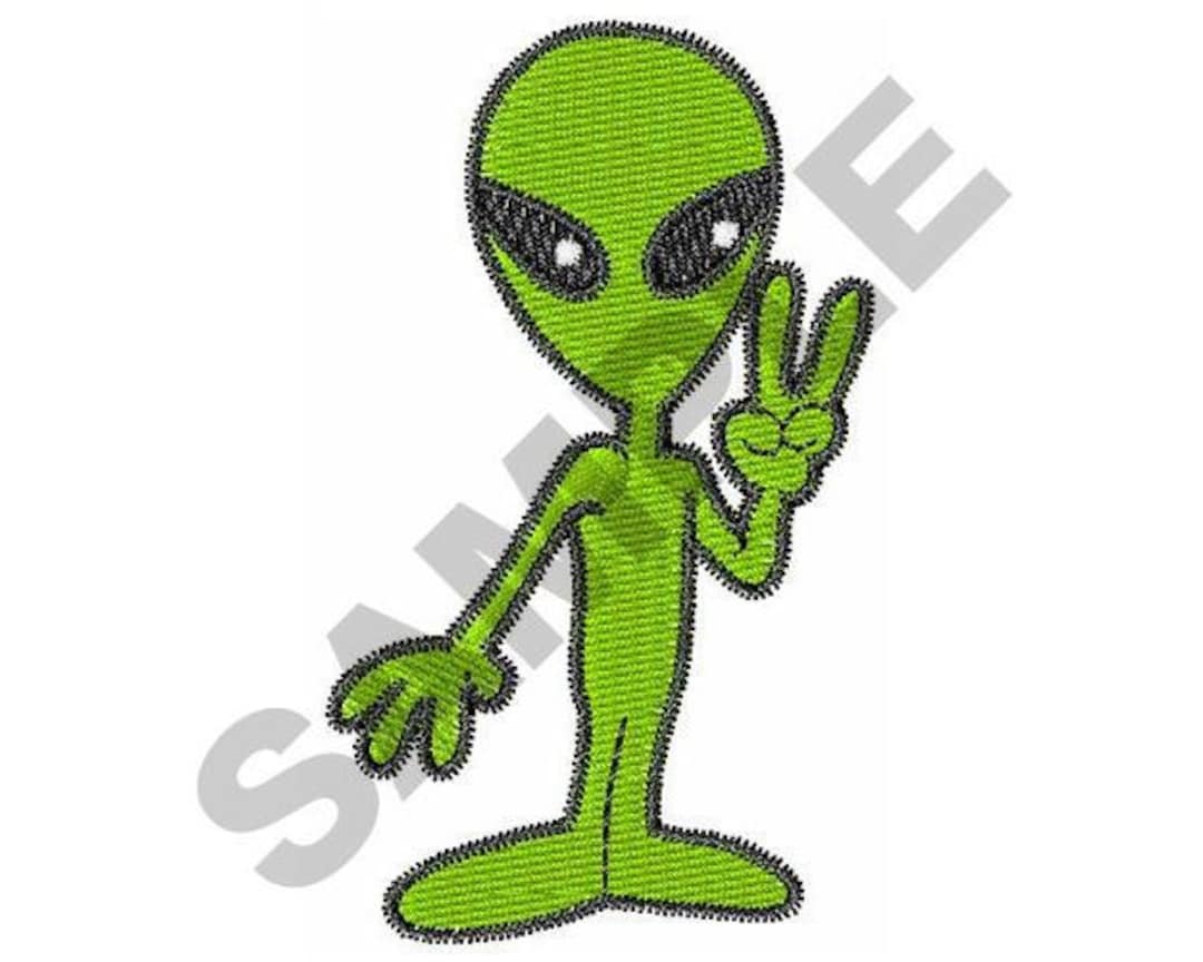 Alien - Machine Embroidery Design - Etsy