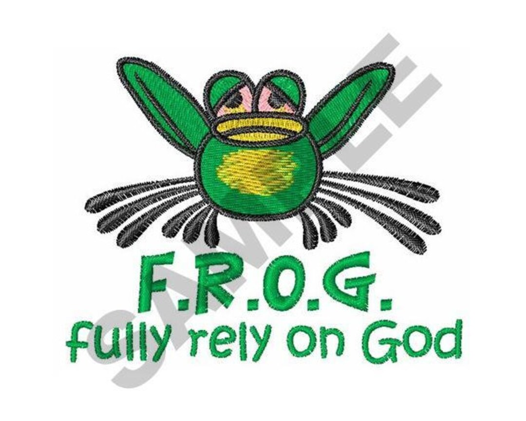 Fully Rely on God Machine Embroidery Design - Etsy