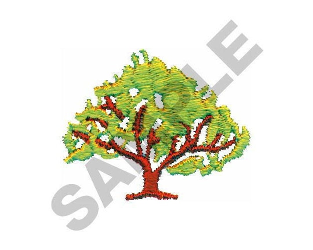 Mature Tree Machine Embroidery Design - Etsy