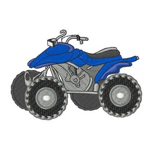 Four Wheeler - Machine Embroidery Design - Etsy