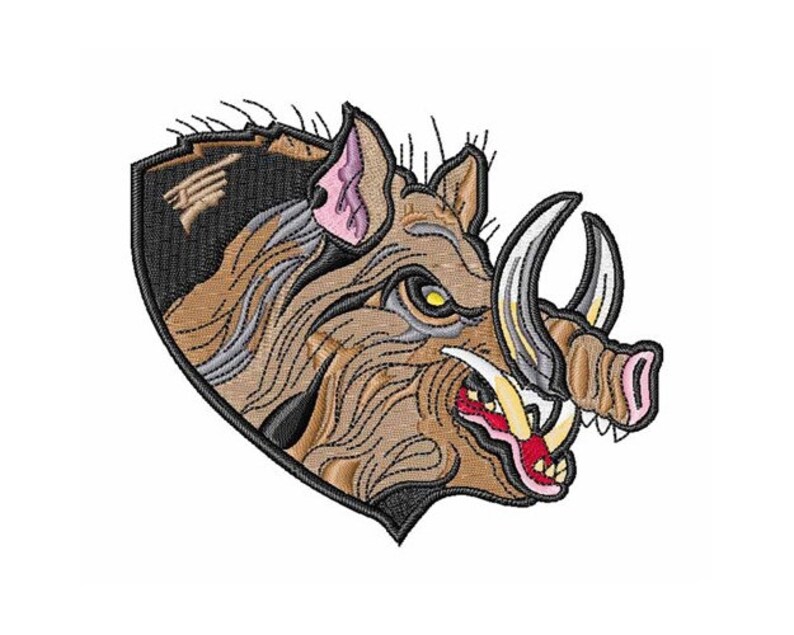 Warthog Machine Embroidery Design - Etsy