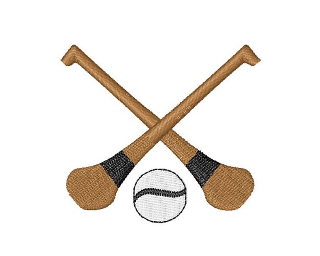 Hurling Bats and Ball - Machine Embroidery Design - Etsy