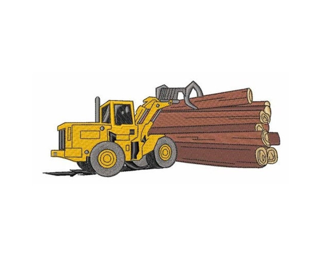 Logging Loader - Machine Embroidery Design - Etsy