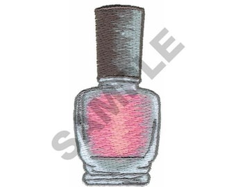 Nail Polish Bottle Machine Embroidery Design, Embroidery Designs ...