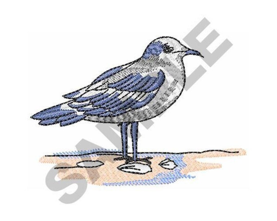 Sandpiper - Machine Embroidery Design - Etsy