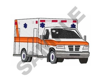 Ambulance Embroidery Designs 7 Size Design Instant Download 8 Formats ...