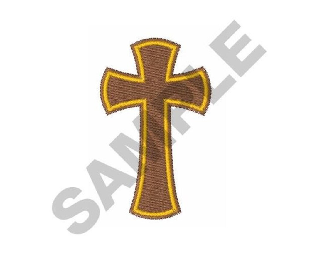 Cross Machine Embroidery Design - Etsy