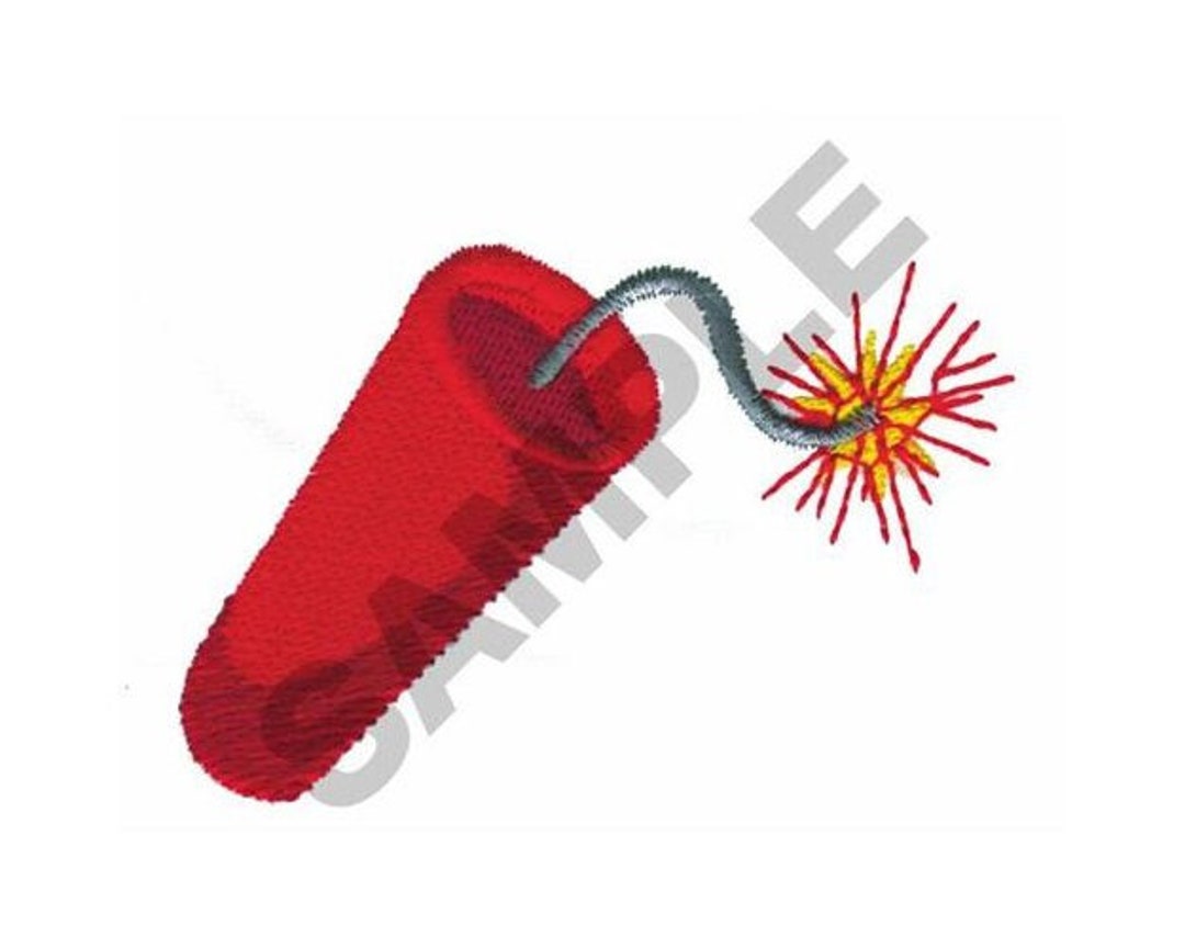 Firecracker Machine Embroidery Design - Etsy
