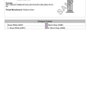 Column Only - Machine Embroidery Design - Etsy