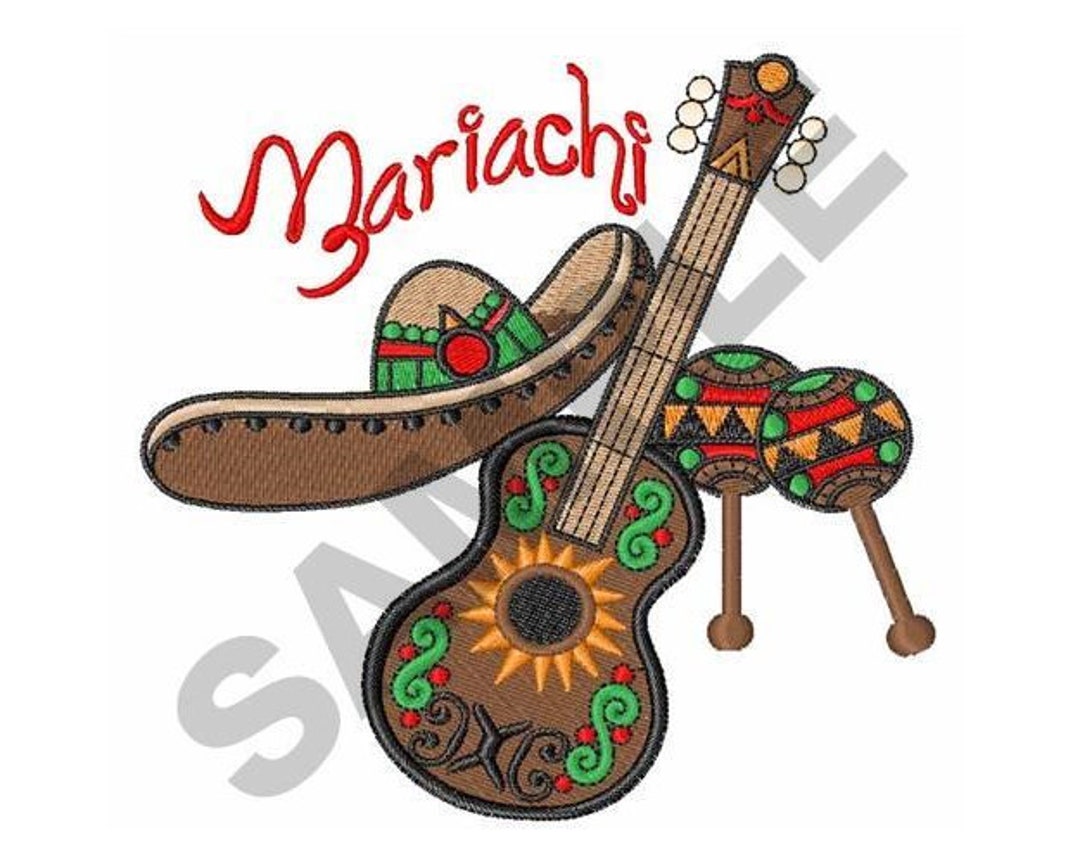 Mariachi - Machine Embroidery Design - Etsy