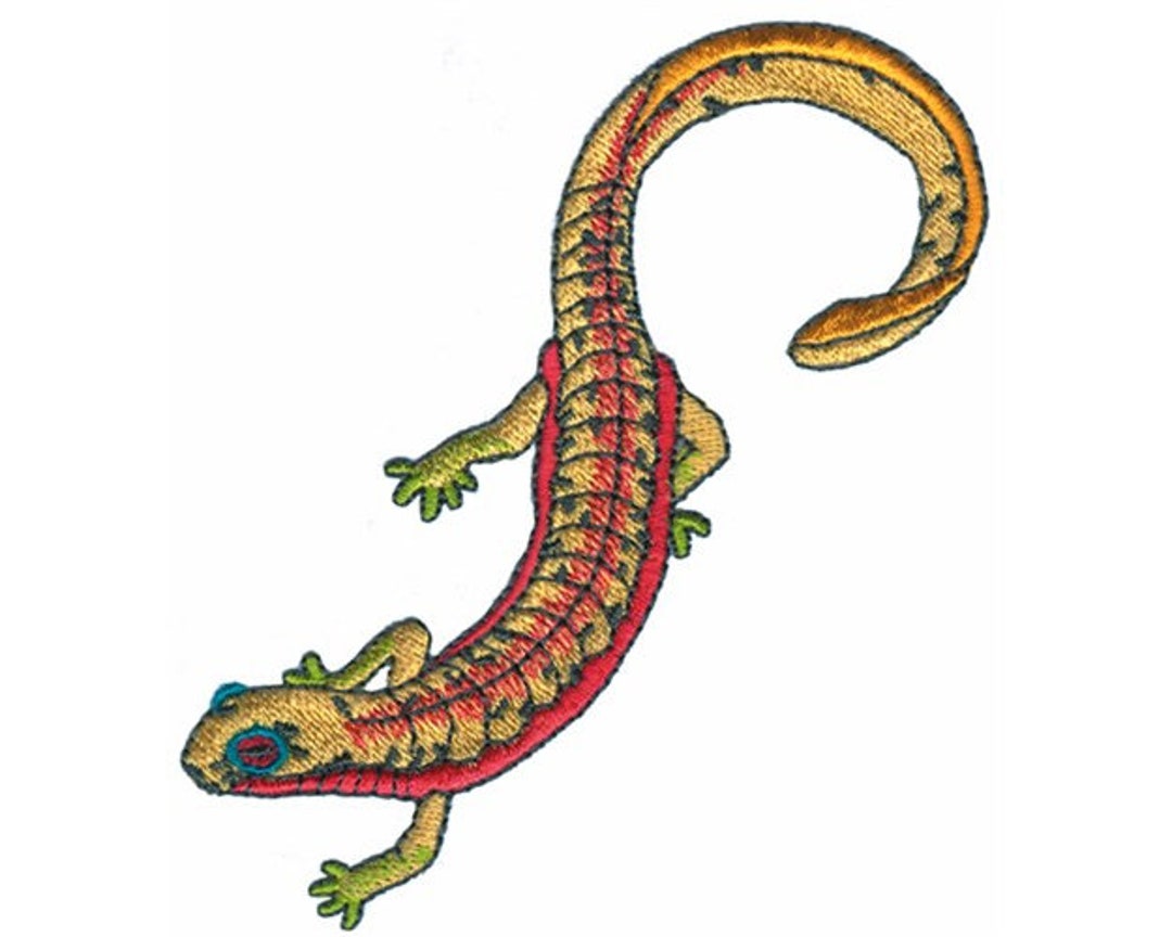 Reptile Machine Embroidery Design - Etsy