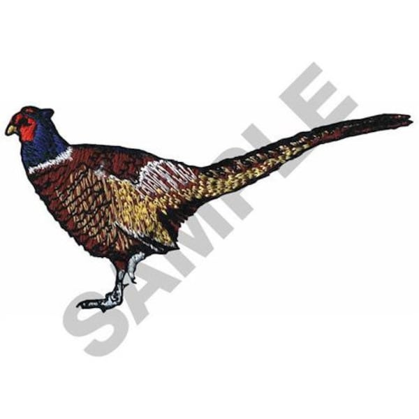 Pheasant Embroidery - Etsy