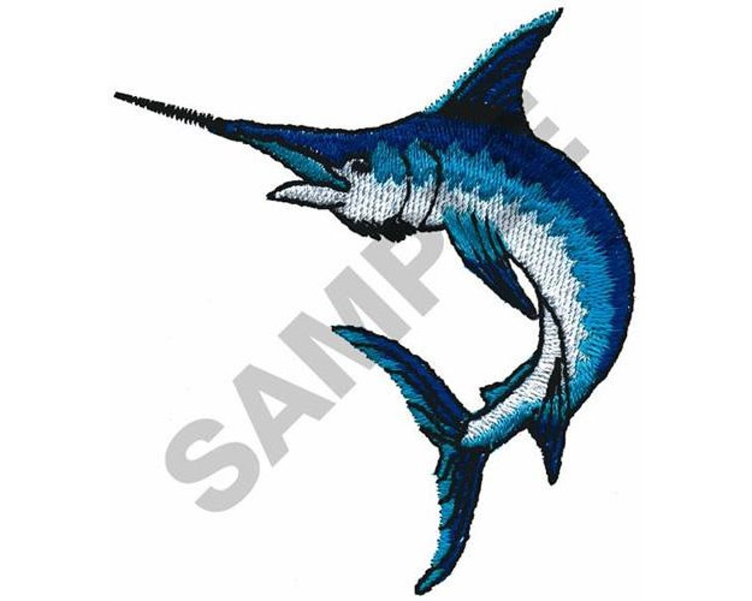 Marlin Machine Embroidery Design - Etsy