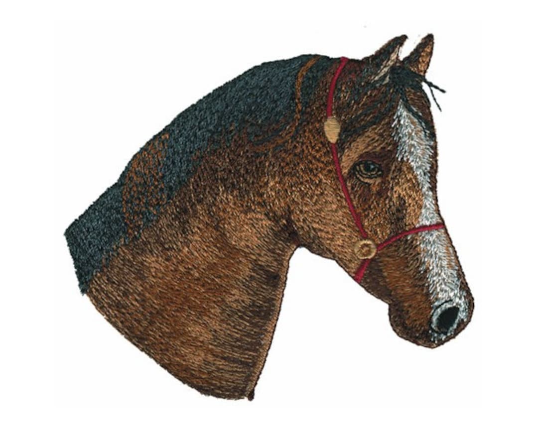 Horse Head - Machine Embroidery Design - Etsy