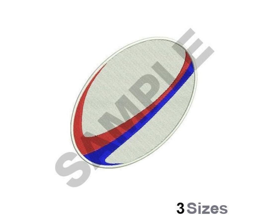Rugby Ball - Machine Embroidery Design - 3 Sizes - Etsy