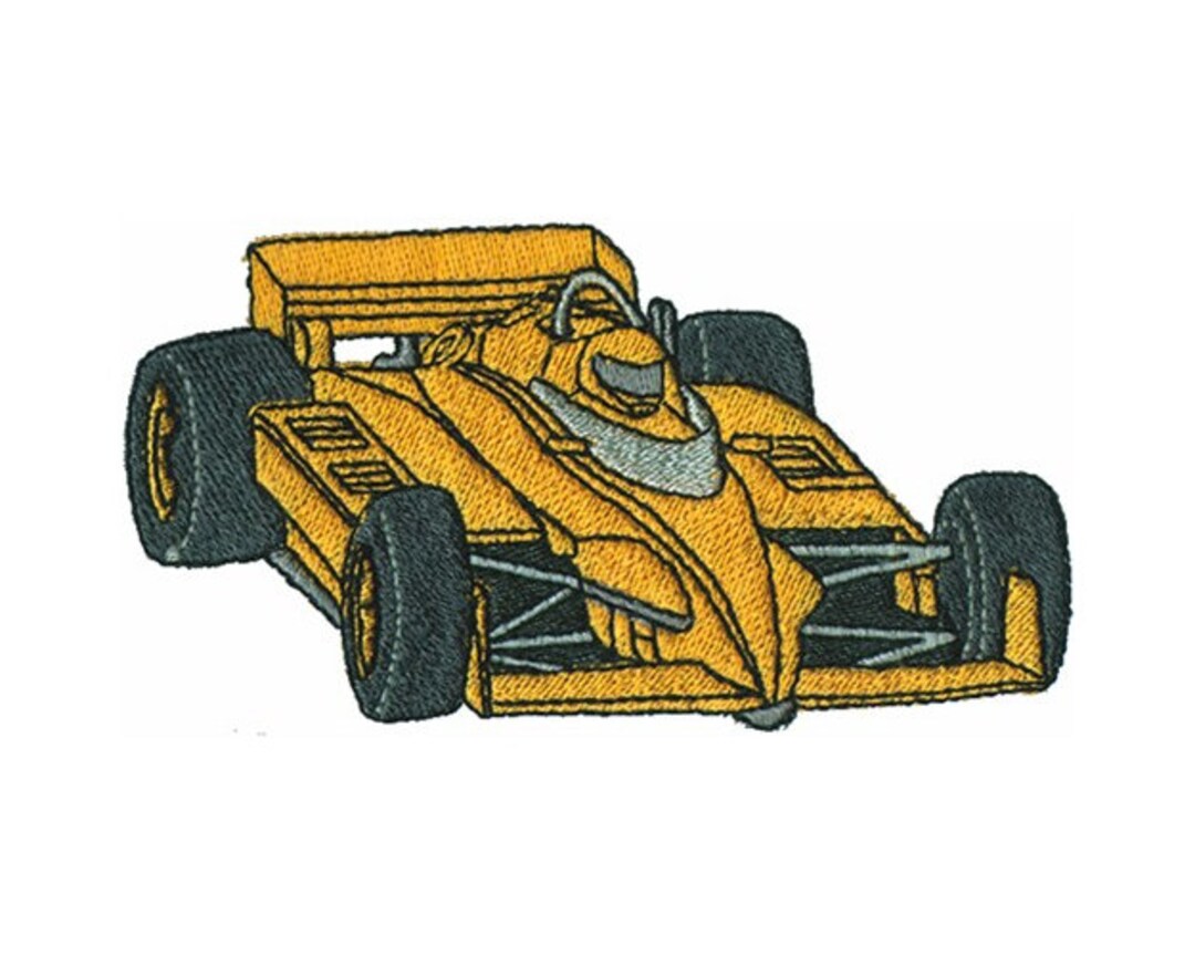 Race Car 20 - Machine Embroidery Design - Etsy