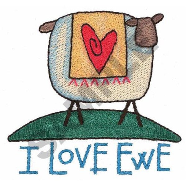 I Love Ewe - Etsy