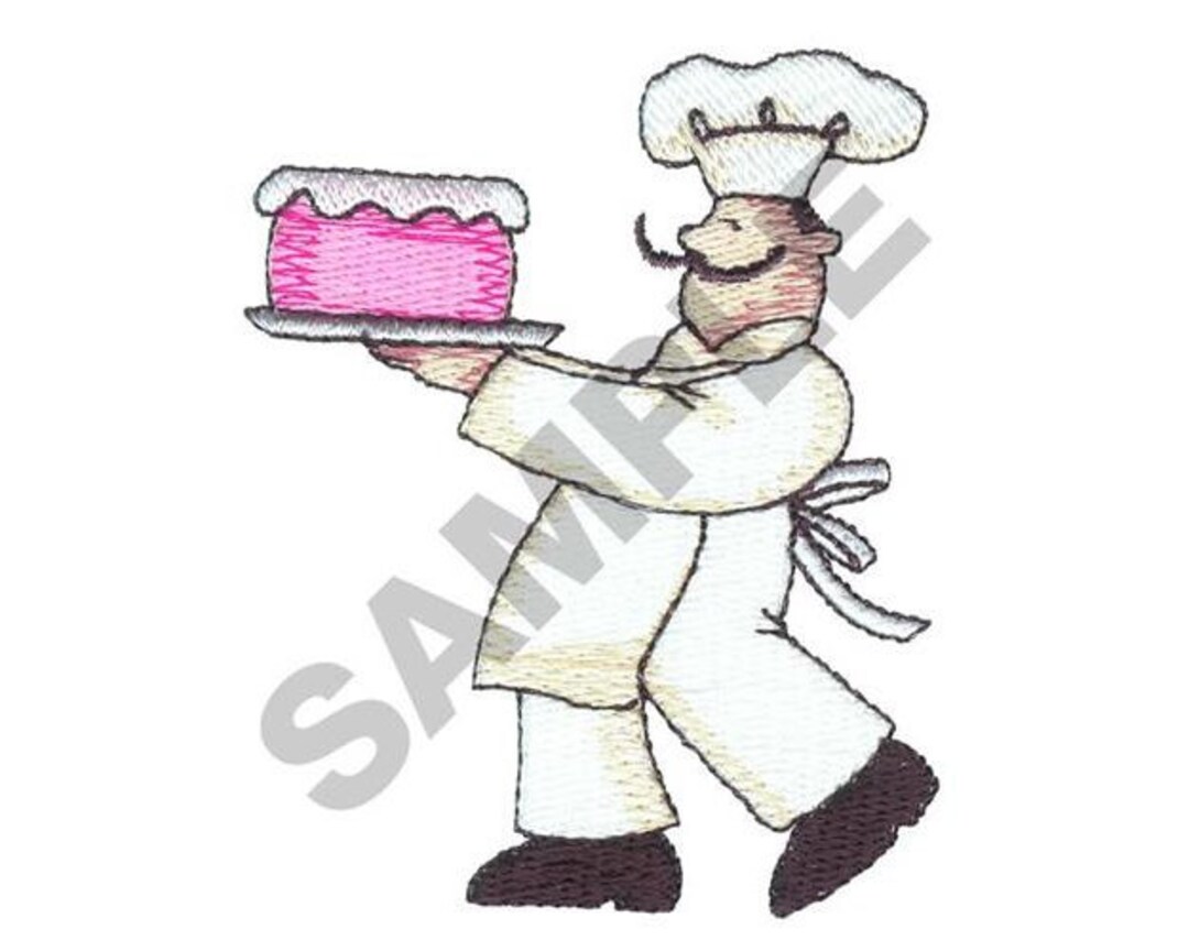 Chef - Machine Embroidery Design - Etsy