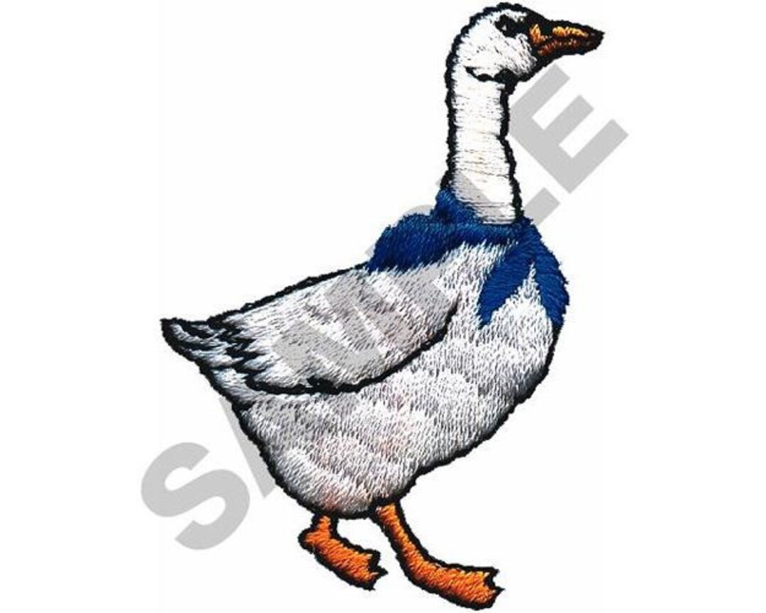 GOOSE Machine Embroidery Design - Etsy
