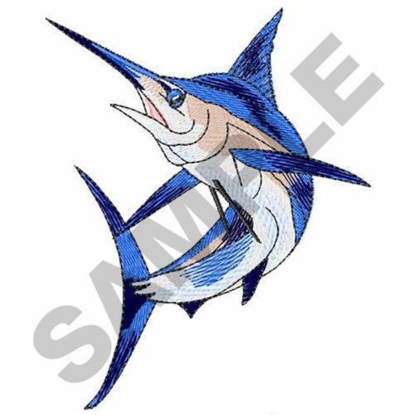 Swordfish Embroidery - Etsy