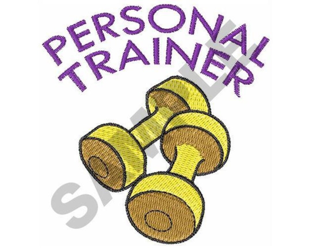 Personal Trainer - Machine Embroidery Design - Etsy