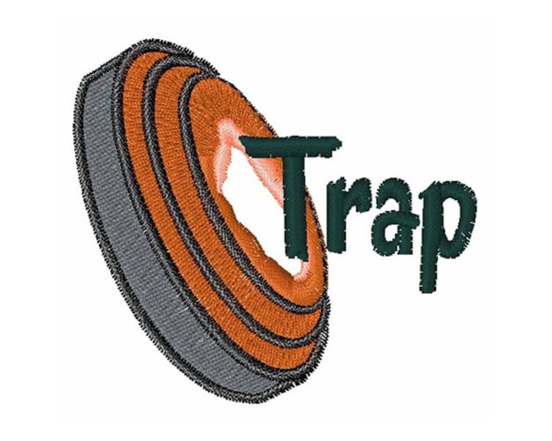 Trap Shooting Machine Embroidery Design - Etsy
