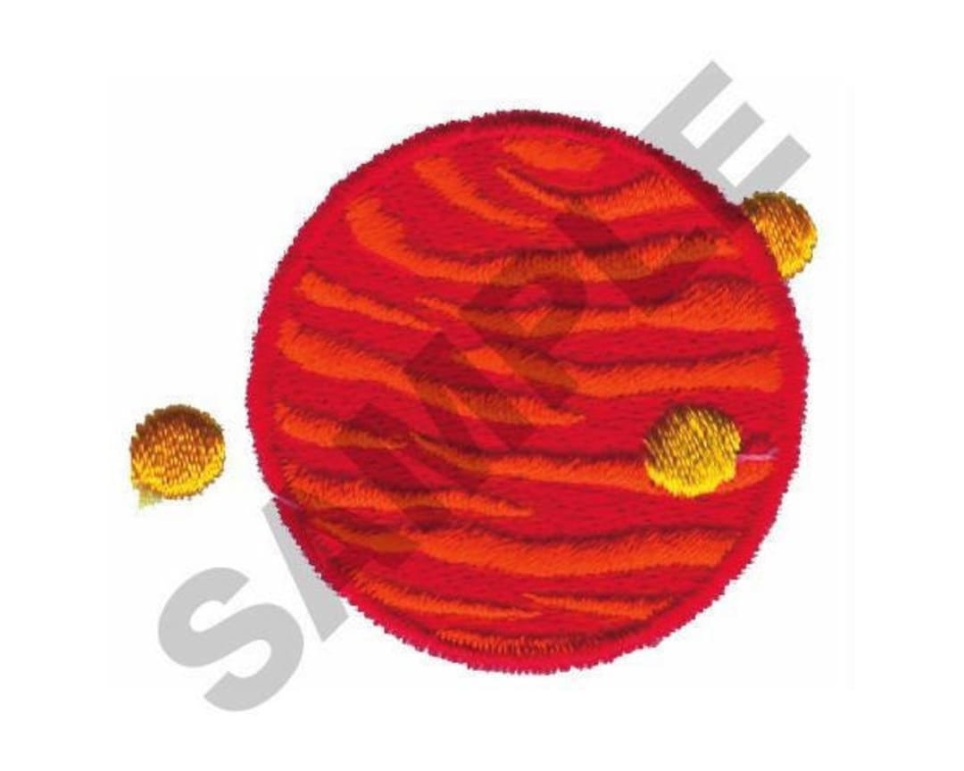 Mars and Planets - Machine Embroidery Design - Etsy