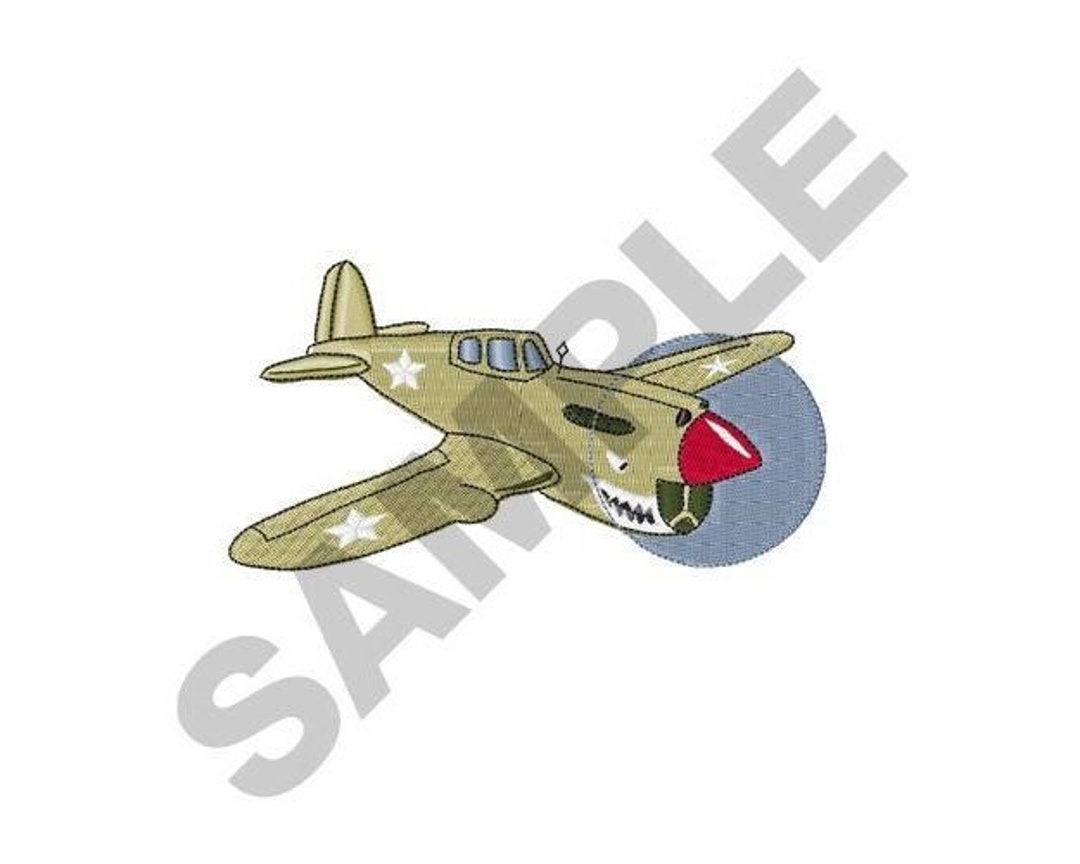 P Forty Warhawk Machine Embroidery Design - Etsy