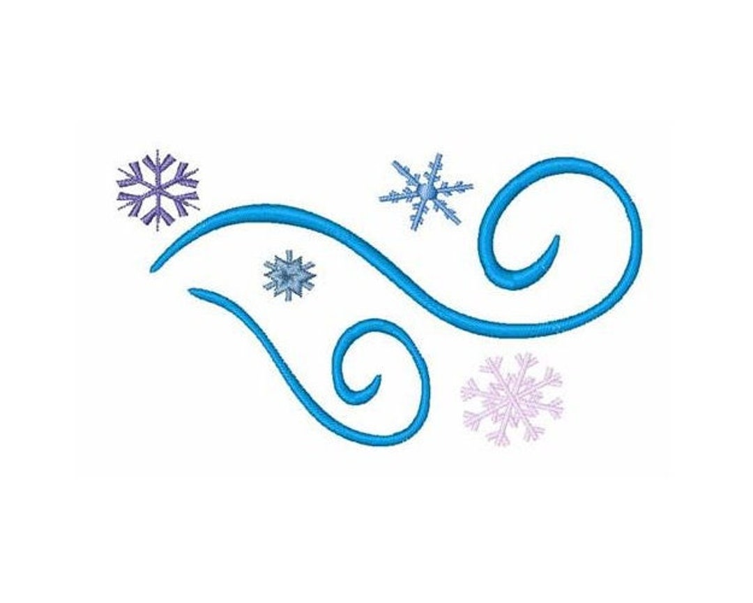 Winter Snowflakes - Machine Embroidery Design - Etsy