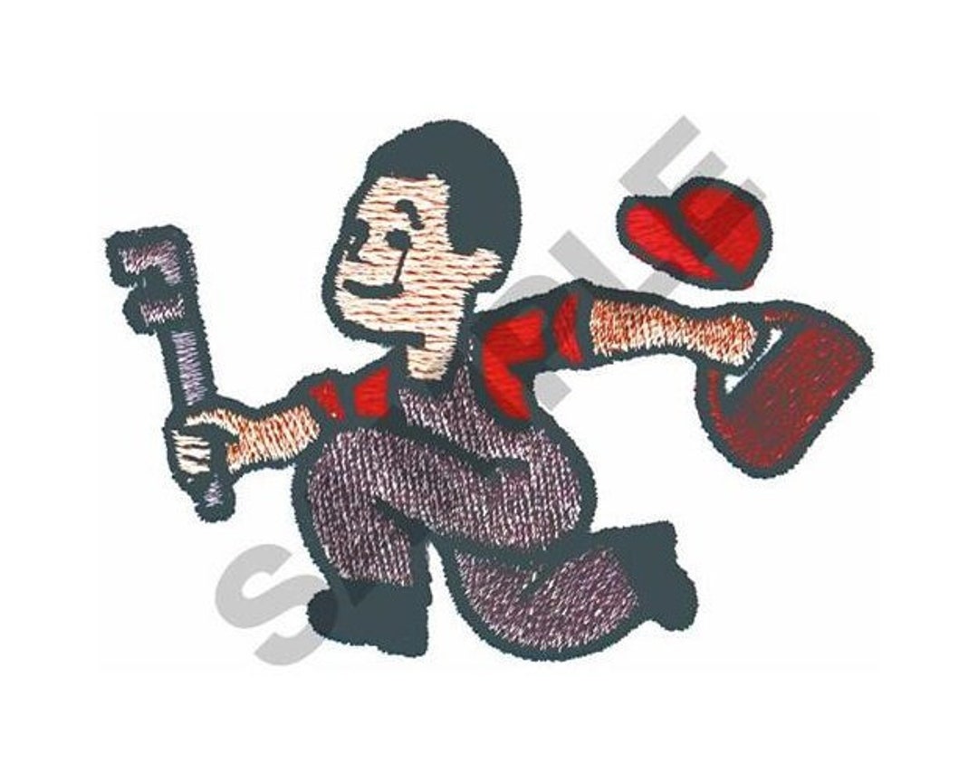 Plumber - Machine Embroidery Design - Etsy