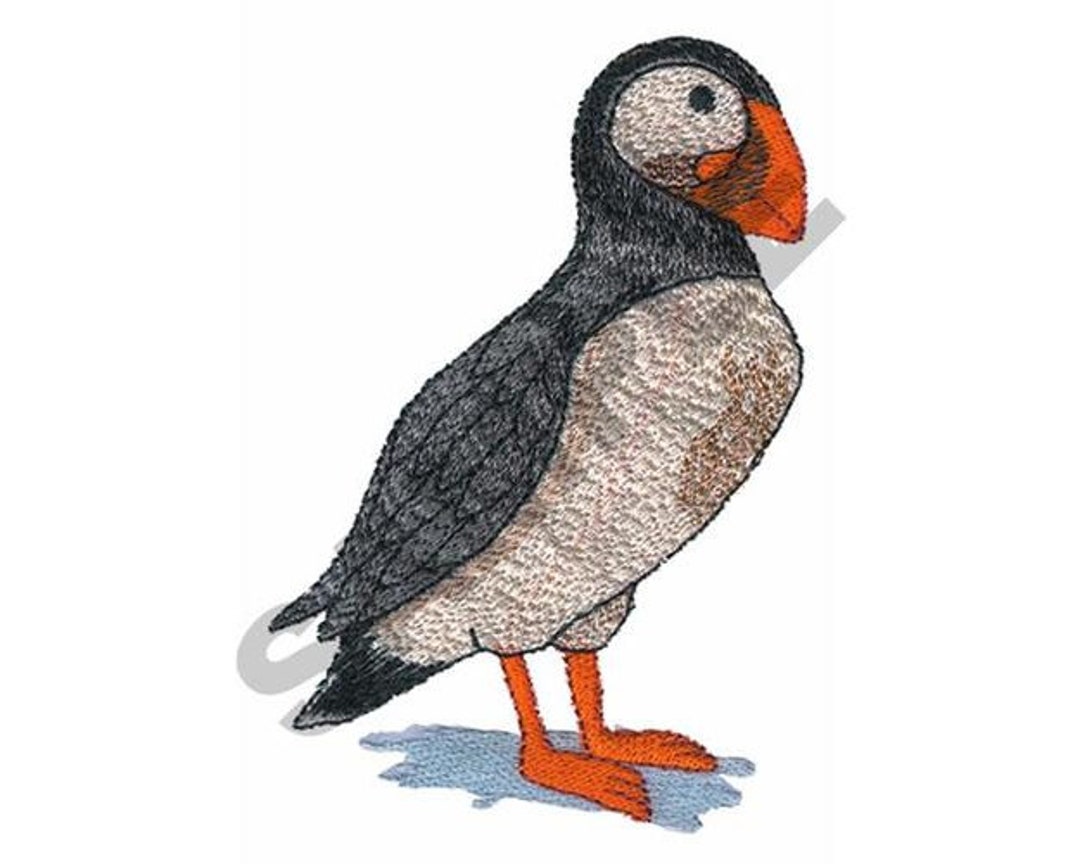 Puffin - Machine Embroidery Design - Etsy