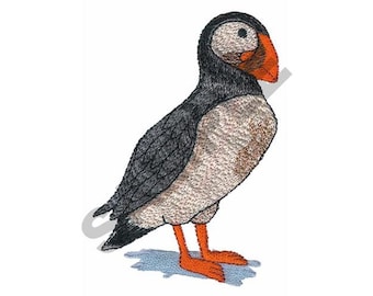 Mini Puffin Machine Embroidery Design-instant DOWNLOAD - Etsy