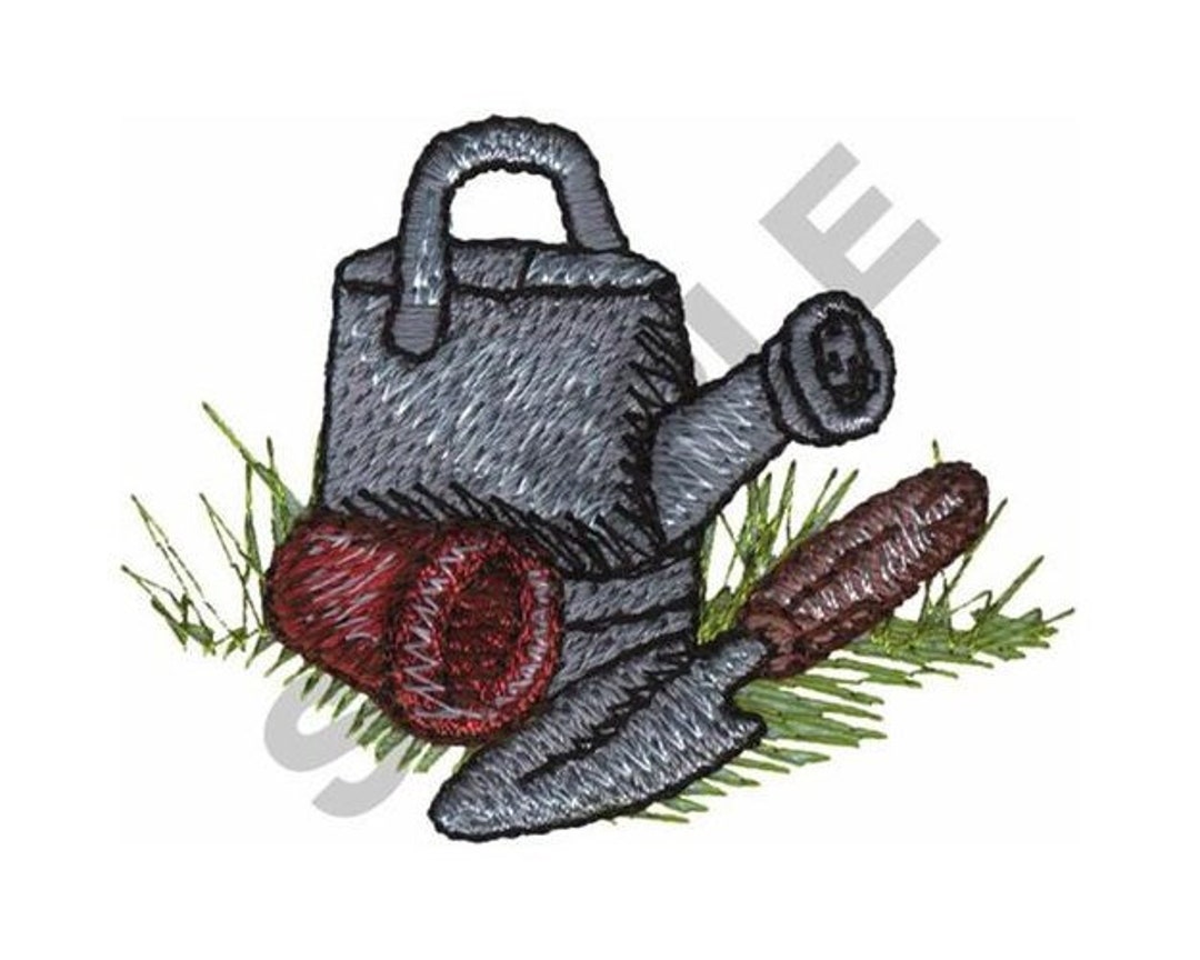 Garden Tools Machine Embroidery Design - Etsy