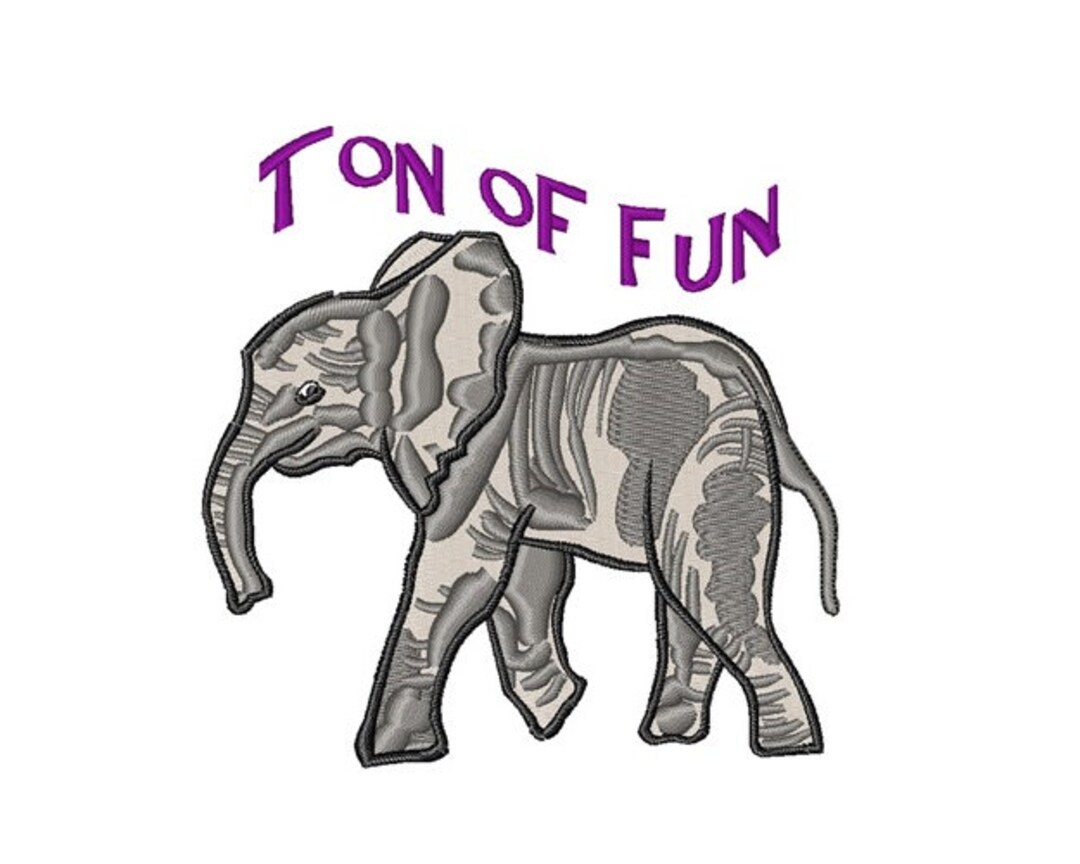Ton of Fun Machine Embroidery Design - Etsy