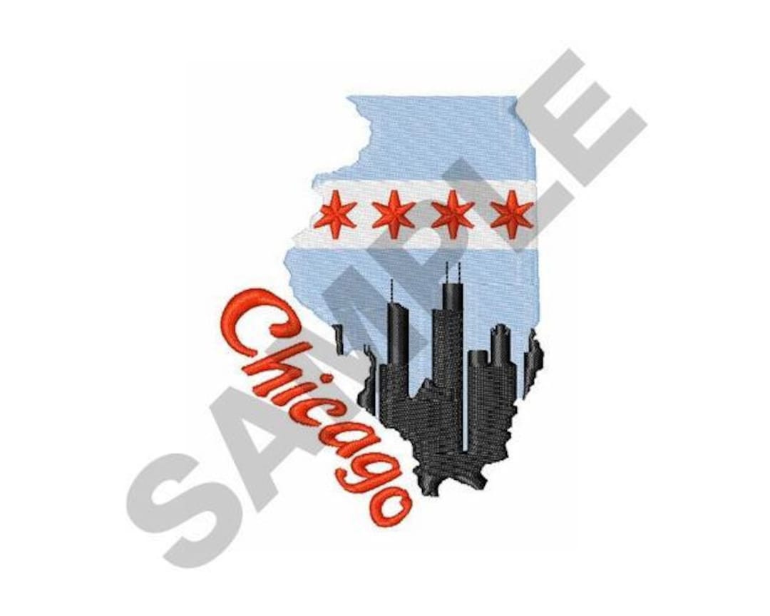 Chicago - Machine Embroidery Design - Etsy