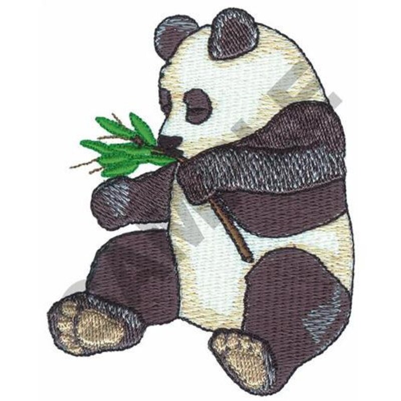Panda Embroidery - Etsy