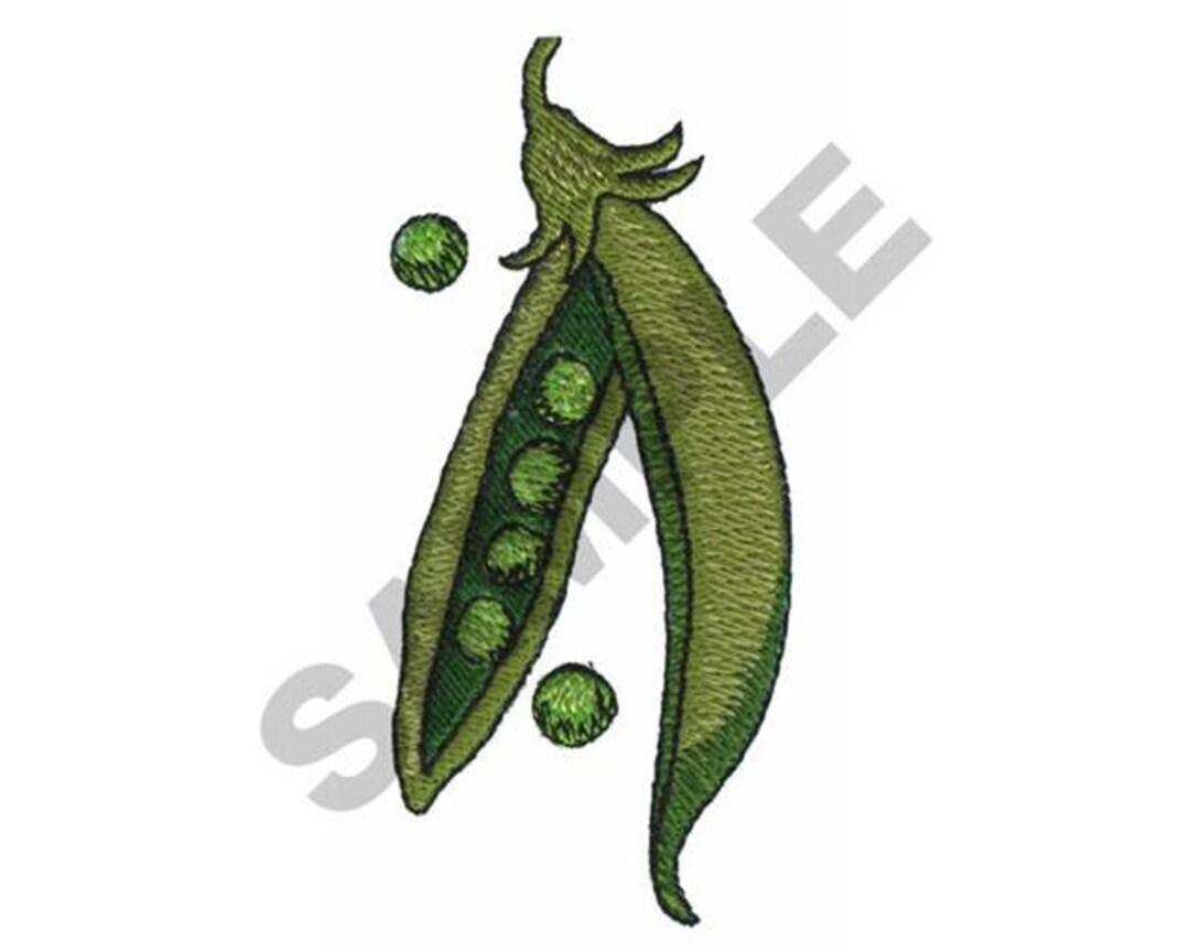 Peas Machine Embroidery Design - Etsy