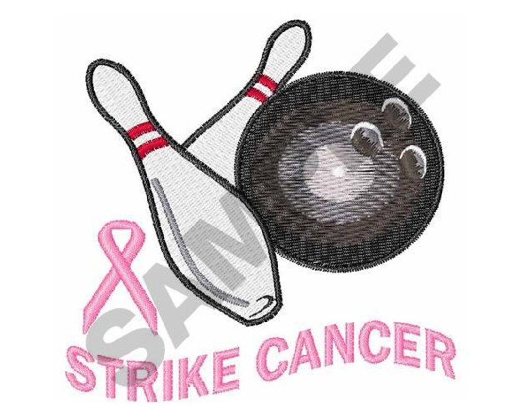 Strike Cancer Machine Embroidery Design - Etsy