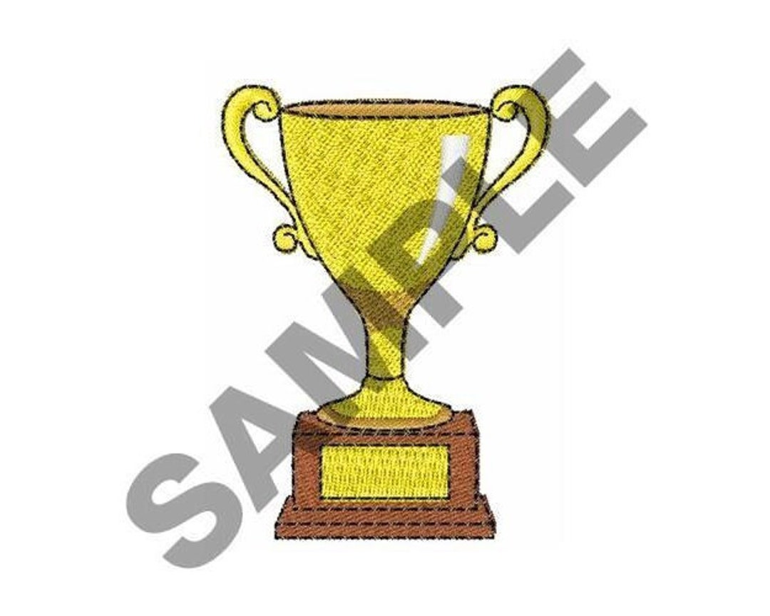 Trophy Cup - Machine Embroidery Design - Etsy