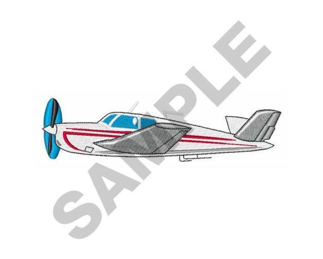 Beechcraft Bonanza Plane - Machine Embroidery Design - Etsy