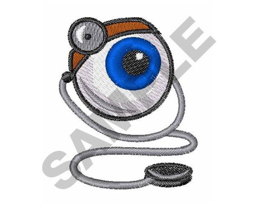 OPTOMETRIST EYE - Machine Embroidery Design - Etsy