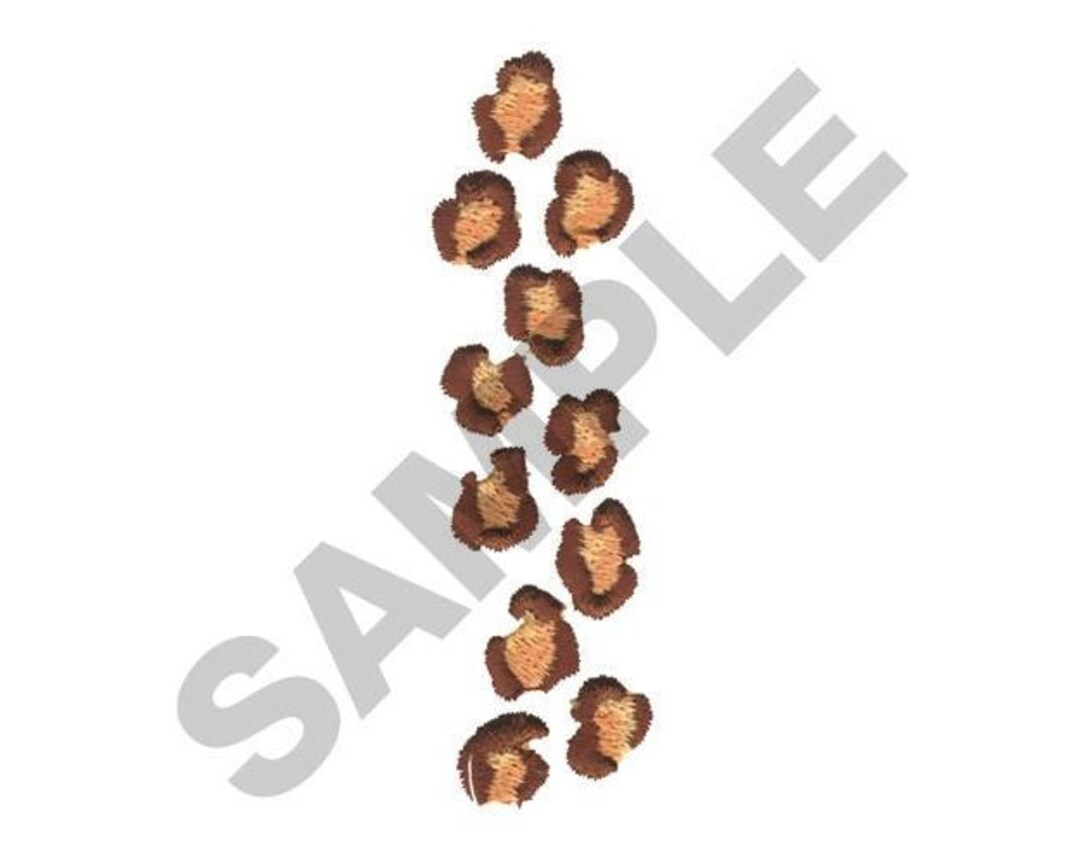 Leopard Spots - Machine Embroidery Design - Etsy