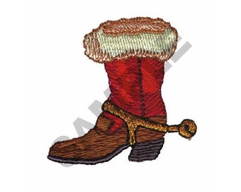 Military Christmas Boot Applique Machine Embroidery Digitized Design ...