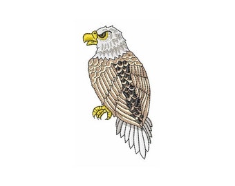 Small Bald Eagle Machine Embroidery Design - Etsy