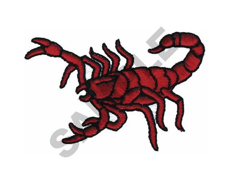 Scorpion Machine Embroidery Design - Etsy