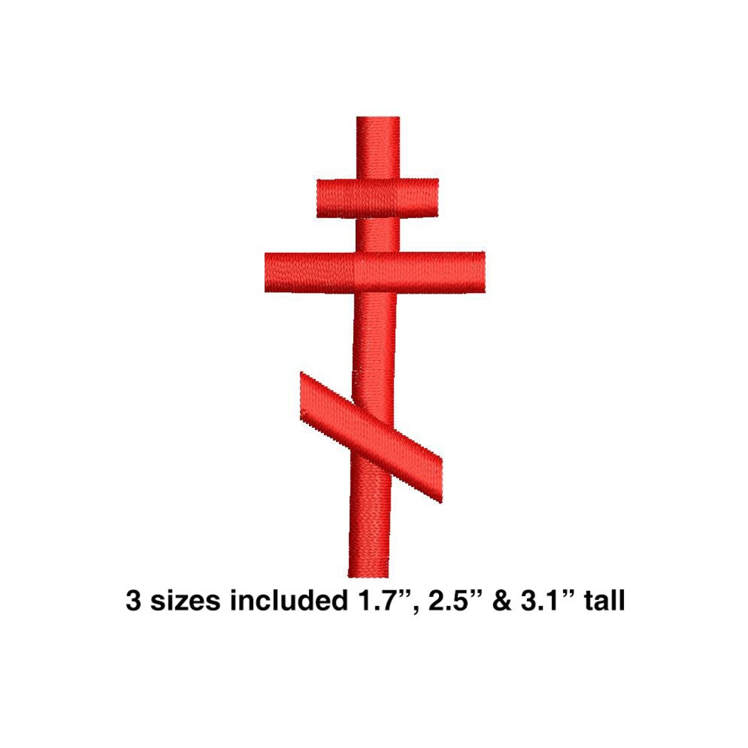 Eastern Cross - Machine Embroidery Design - Etsy