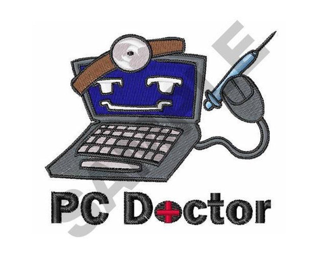 Pc Doctor Machine Embroidery Design - Etsy