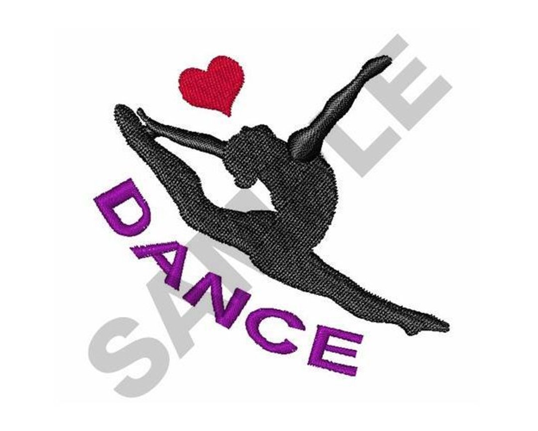 Love Dance Machine Embroidery Design - Etsy