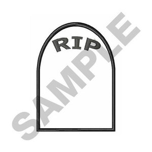 Tombstone Rip - Machine Embroidery Design - Etsy