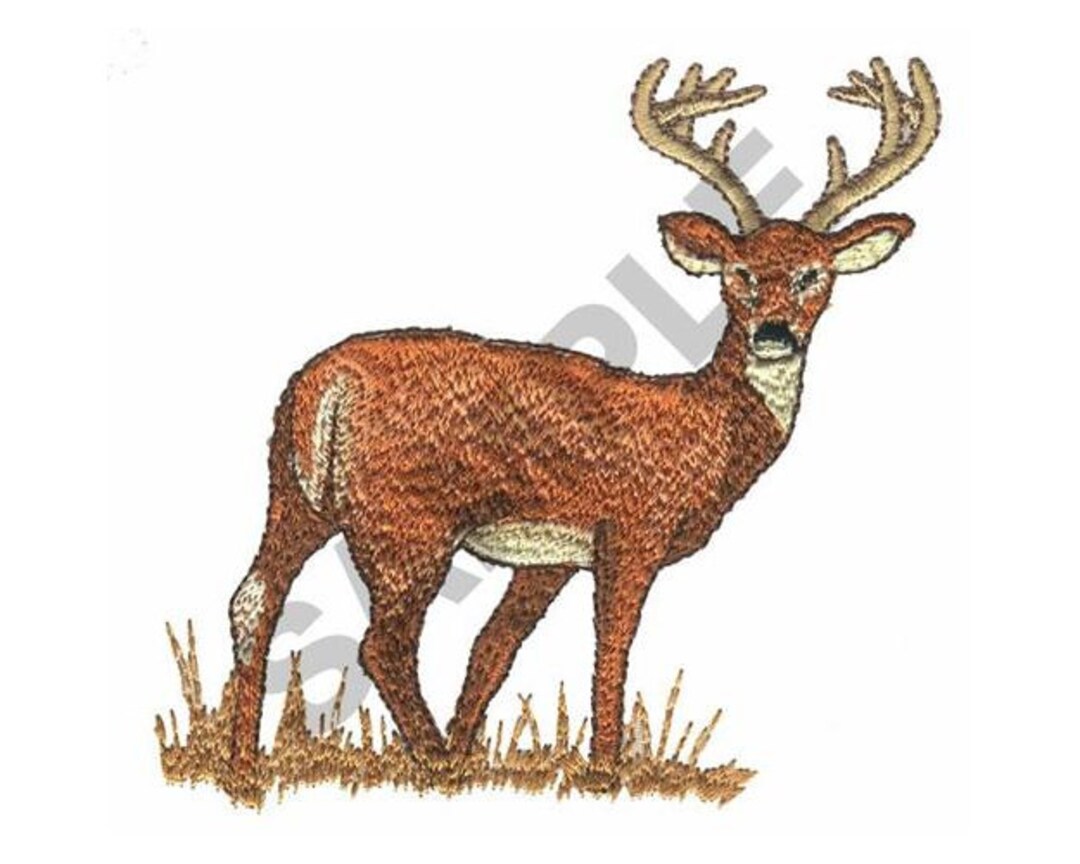 Deer - Machine Embroidery Design - Etsy